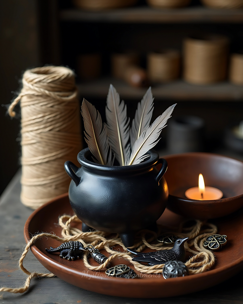 Crafting The Witches Ladder Workshop – Mystiques Enchantments Home of Holistic Magick Witchcraft ...