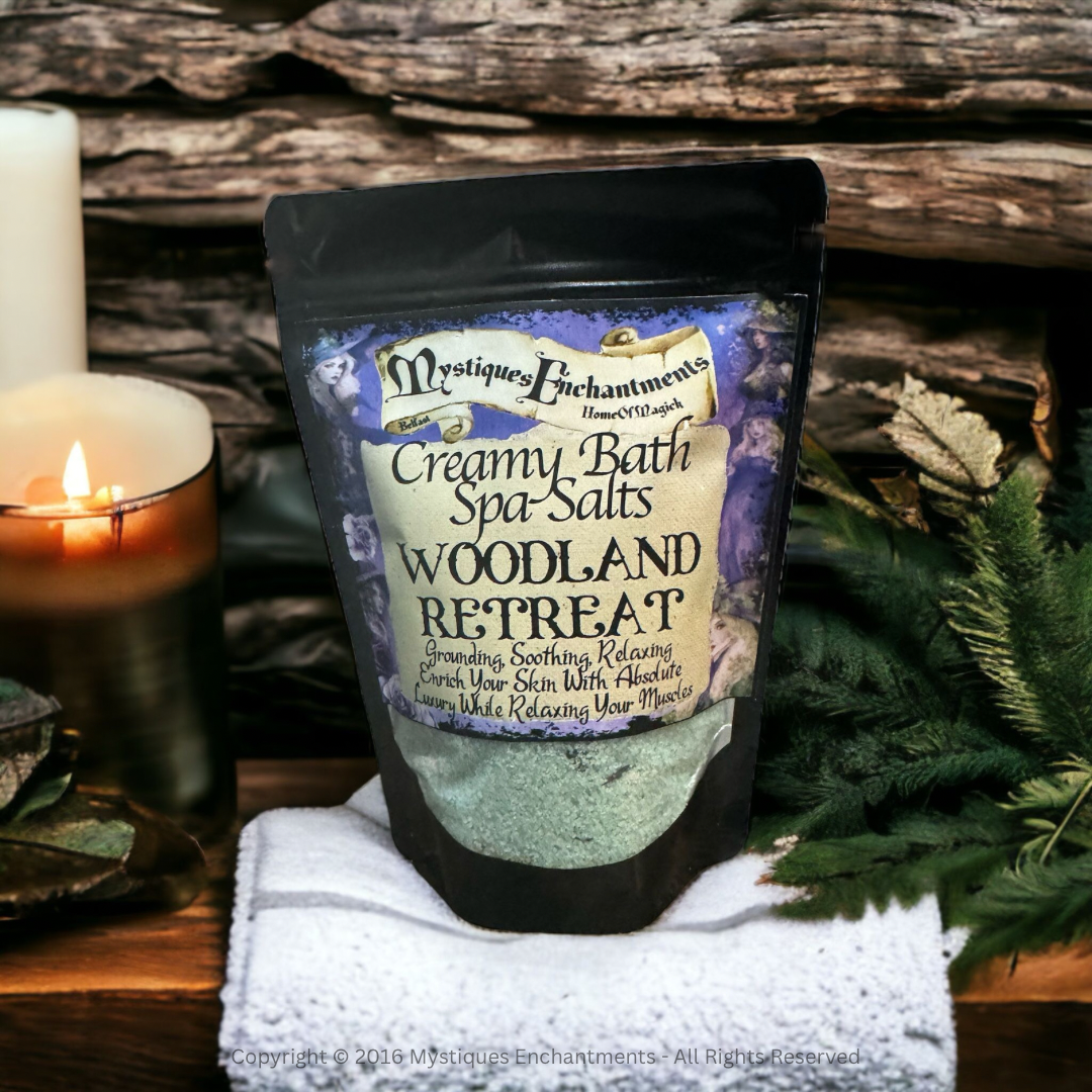 Woodland Retreat Creamy Bath Spa Salts 300g – Mystiques Enchantments ...