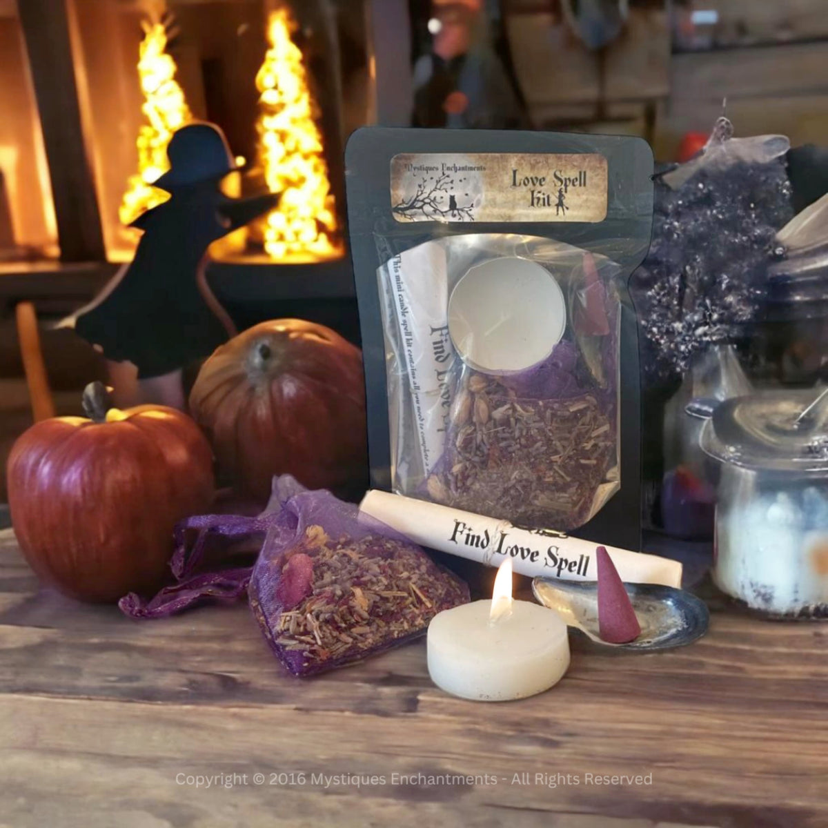 Love Spell Kit – Mystiques Enchantments Holistic & New-Age Shop Belfast ...